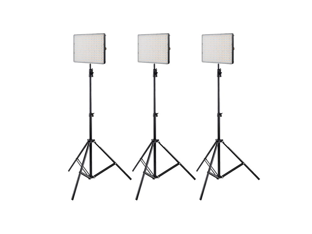 Godox Amaran P60c 3'lü RGB LED Panel Işık Ayaklı Kit | Okto Store